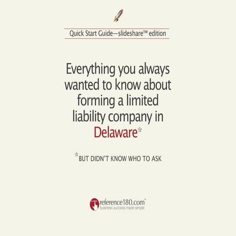 Everything you always wanted to know about forming a limited liability ...