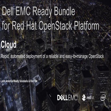 Dell Emc Ready Bundle for Red Hat OpenStack Platform | PPT