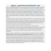 DELL LAPTOP SUPPORT