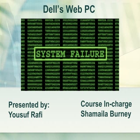 Dell Web PC - Case Study | PPT