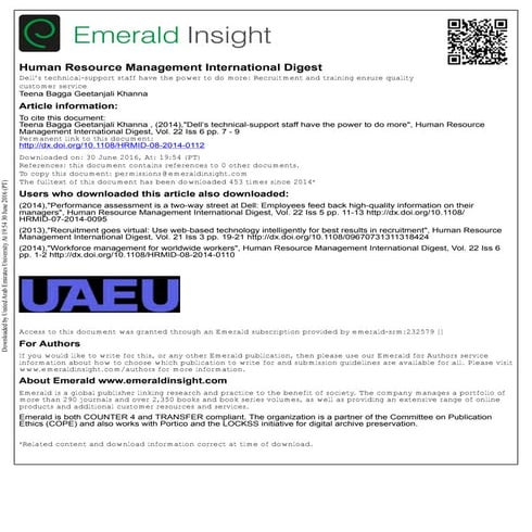 Dell technical support staff | PDF