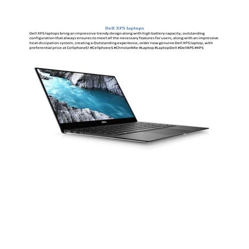 Dell XPS laptops | DOCX