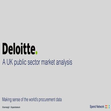 Public sector spending with Deloitte: 2012 to 2016 | PDF | Business ...