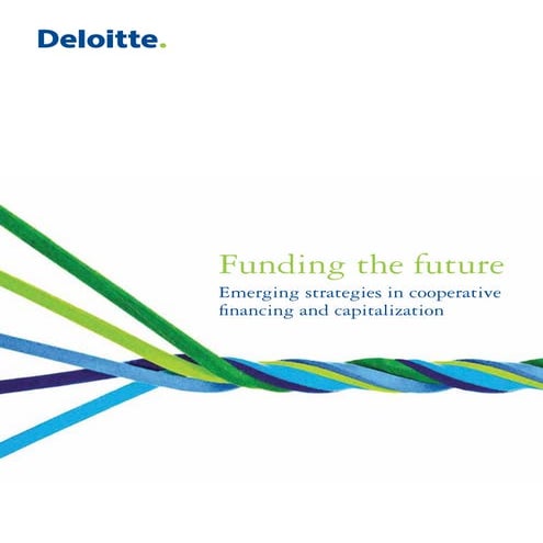 Deloitte strategies in cooperative financing and capitalisation | PDF ...