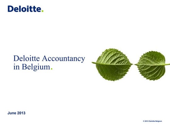 William welch deloitte and big 2 accountancy firms | PPTX