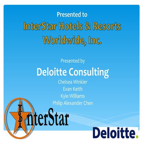 Deloitte Case Competition Presentation | PPT | Cloud Computing | Internet