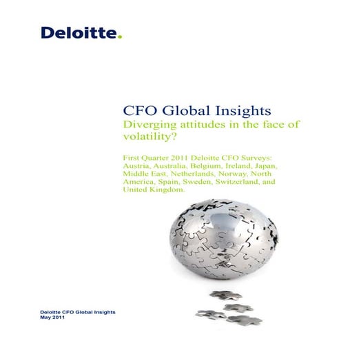 Deloitte Cfo Global Insights Q1 2011 Final | PDF