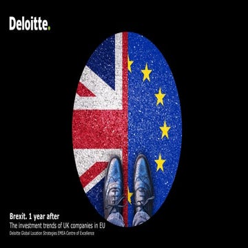 UK investment trends - Location strategies one year after Brexit | PDF