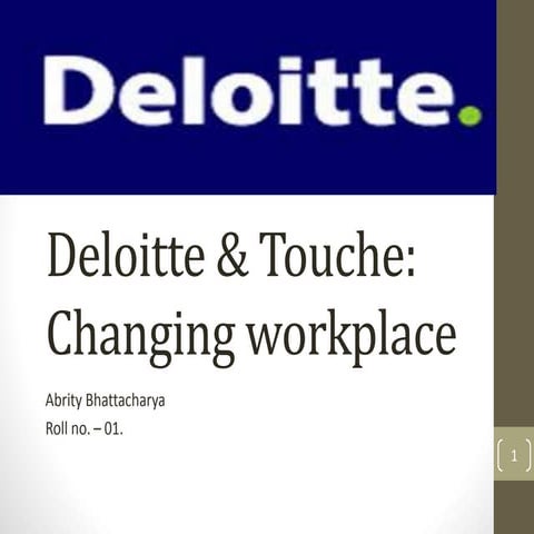 Deloitte presentation | PPTX