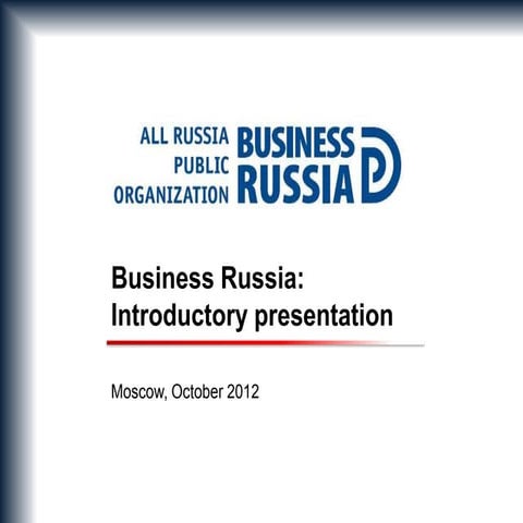 Delovaya rossiya engnlish presentation | PPTX