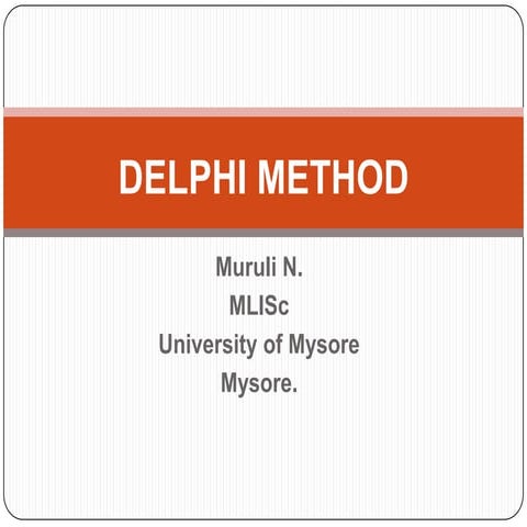 Delphi Method Pptx Computer Software And Applications Computing 9502