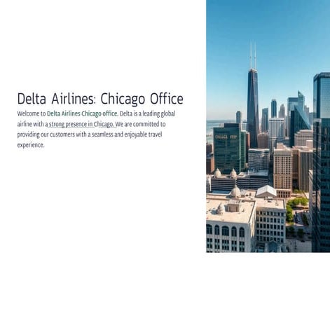 Convenient Travel Services at Delta Airlines Chicago Office | PPT