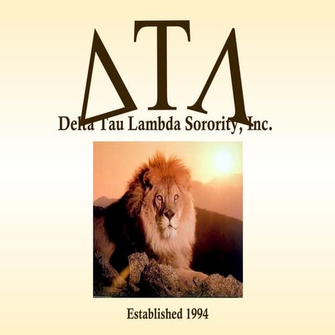 Delta Tau Lambda | PPT