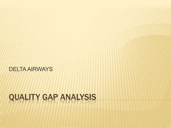 Case study Delta airline poor customer service | PPTX