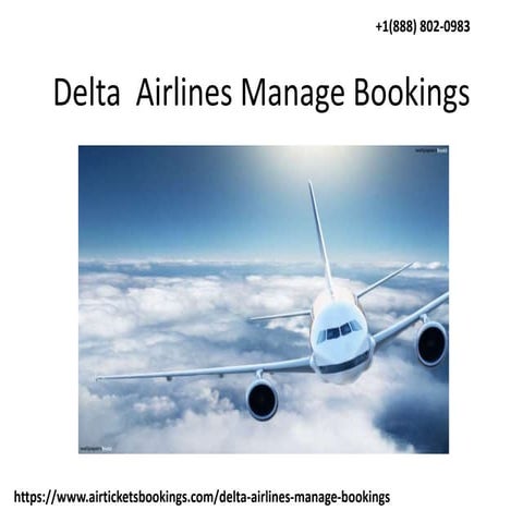 Delta airlines manage bookings | PPTX | Air Travel | Travel Type
