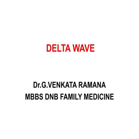 DDELTA WAVE IN ECG AND ITS INTERPRETATION IN ECG | PPTX