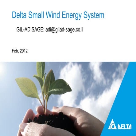 Delta Wind Energy System Q12012 Signed | PDF