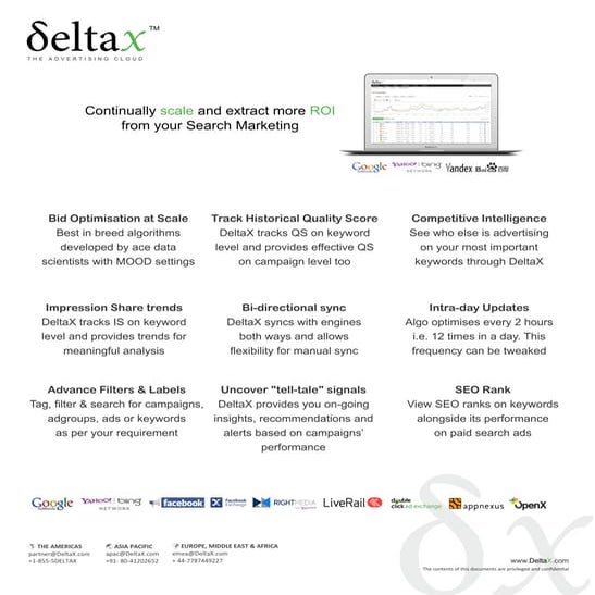 DeltaX Search Media Buying Platform | PDF