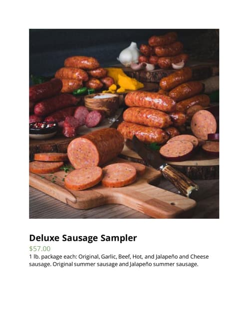Original Summer Sausage. | PDF
