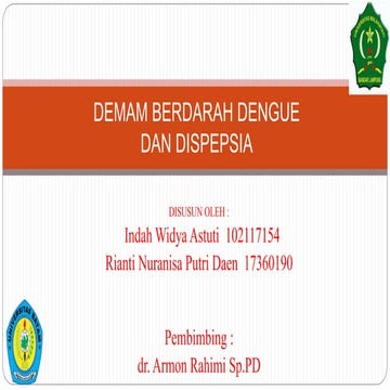 Kriteria Diagnosa Infeksi Dengue PNPK.pptx