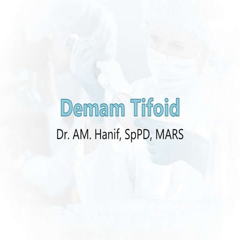 Demam tifoid | PPTX