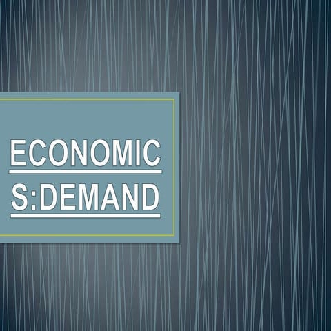 Demand | PPT