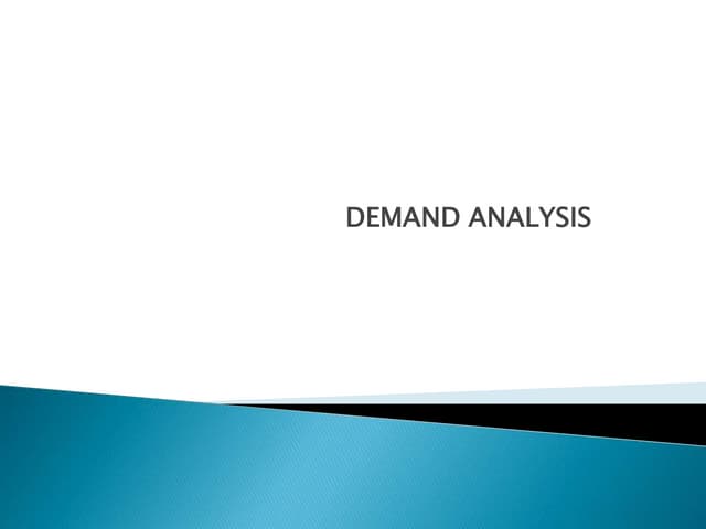 DEMAND ,TYPES AND IT'S FUNCTIONS | PPTX