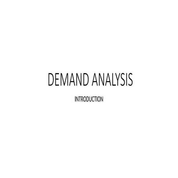 Demand Analysis.pptx demand analysis in economics | PPTX