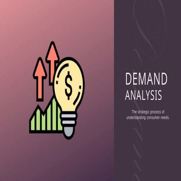 DEMAND ANALYSIS FOR BUSINESS STUDIES PPT | PPTX