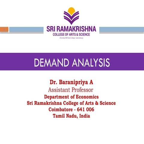 Supply Analysis Power Point Presentation | PPTX