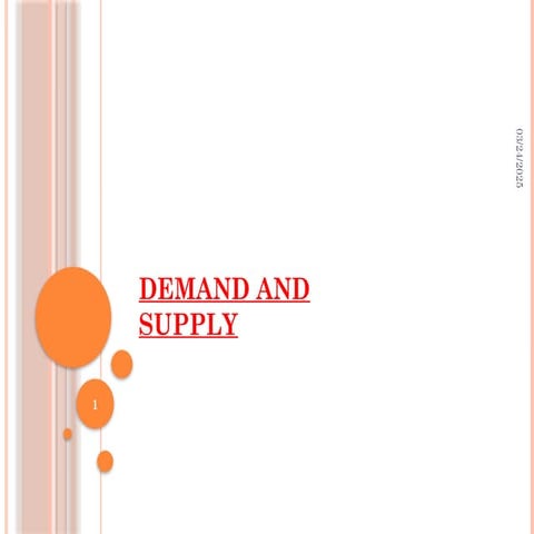 Chapter 2 demand and supply | PPT