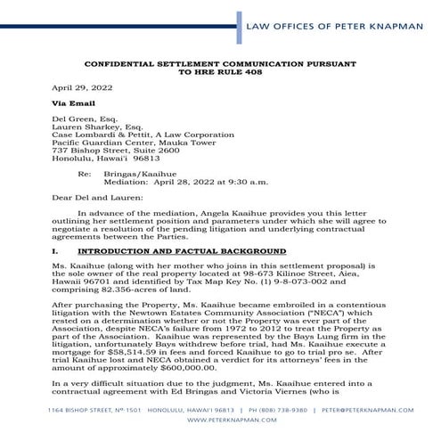 LETTER OF DEMAND | PDF