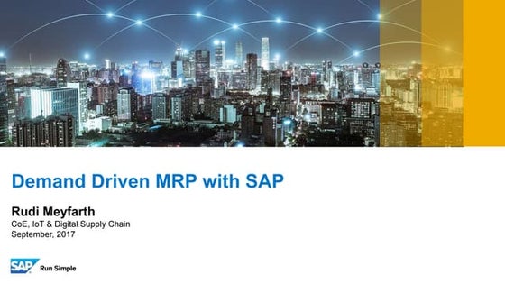 MRP Live on S/4 HANA | PPT
