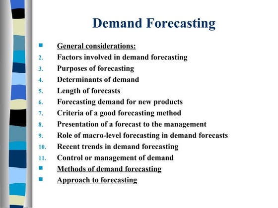 Demand forecasting | PPT