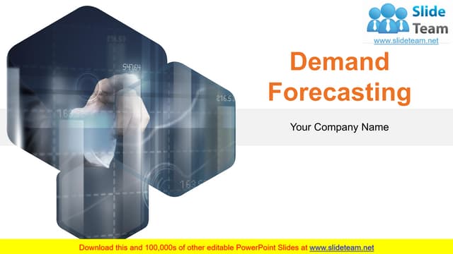 Demand Forecasting Powerpoint Presentation Slides Pdf Photo Editing Software Computer