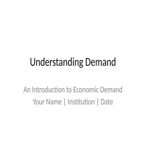 Demand_Presentation.pptx agriculture economics | PPT