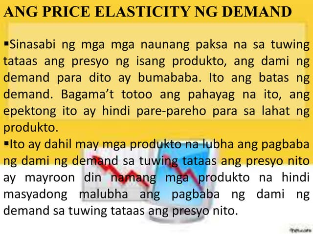 Elastisidad ng Demand | PPTX