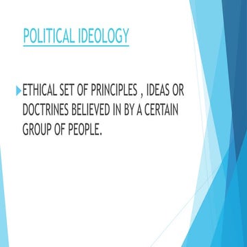 POLITICAL IDEOLOGY | PPT