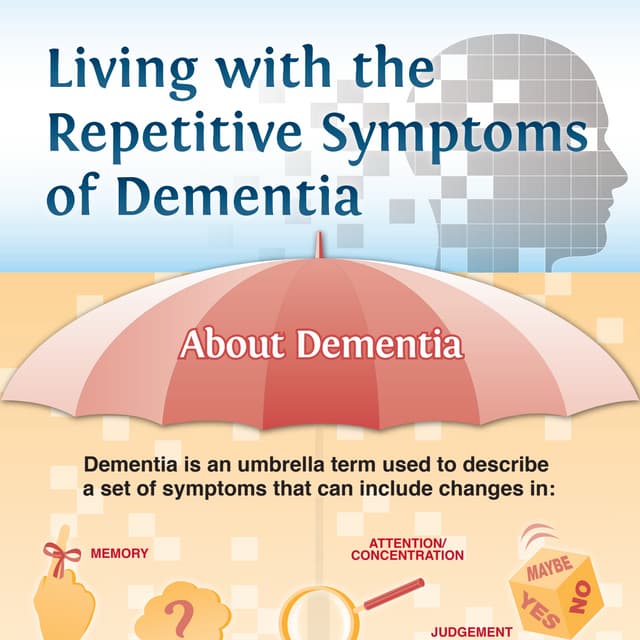 [Infographic] Living with the Repetitive Symptoms of Dementia | PDF