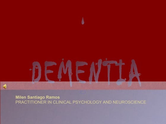 Dementia PRESENTATION | PPTX