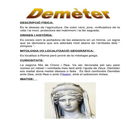 Demeter | DOC
