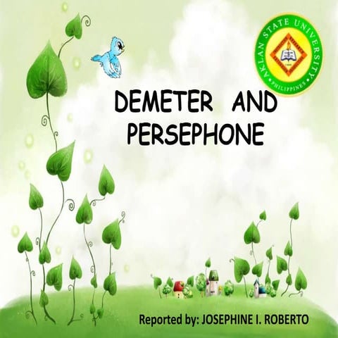 Demeter and Persephone | PPTX