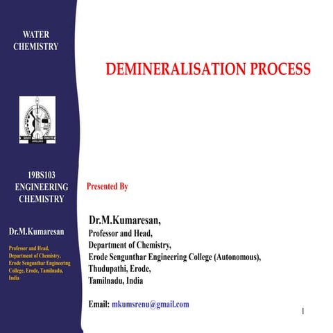 Demineralisation process | PPT