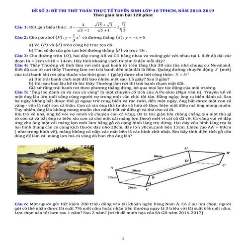 De minh hoa vao 10 thanh pho ho chi minh | PDF