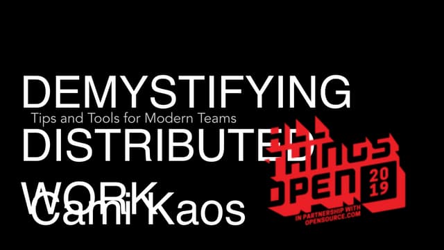 Demystifying Distributed Work: Tips and tools for modern teams | PPT Demystifying Distributed Work: Tips and tools for modern teams | PPT