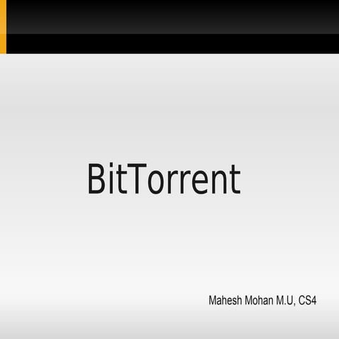 Introduction to BitTorrent Bundle | PDF