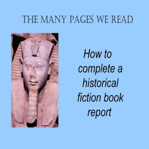 Historical fiction Genre for Fourth Graders | PPT