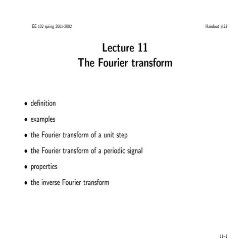 Properties of Fourier transform | PPTX