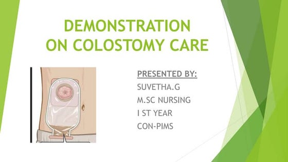 colostomy site and complication power point explanation | PPT