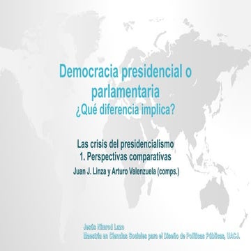 Democracia presidencial o parlamentaria - Juan J. Linz y Arturo ...